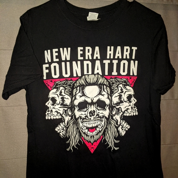 Wwf | Shirts | Retro Wwf The New Era Hart Foundation Tshirt | Poshmark